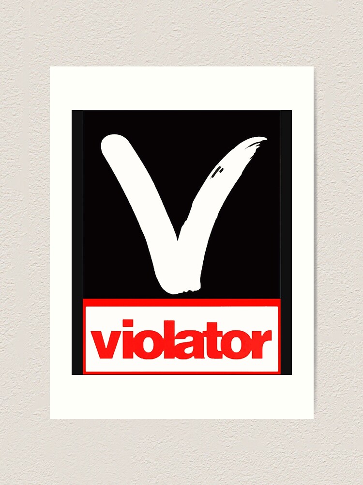 "Violator replica logo" Art Print for Sale by RafiSandlow | Redbubble