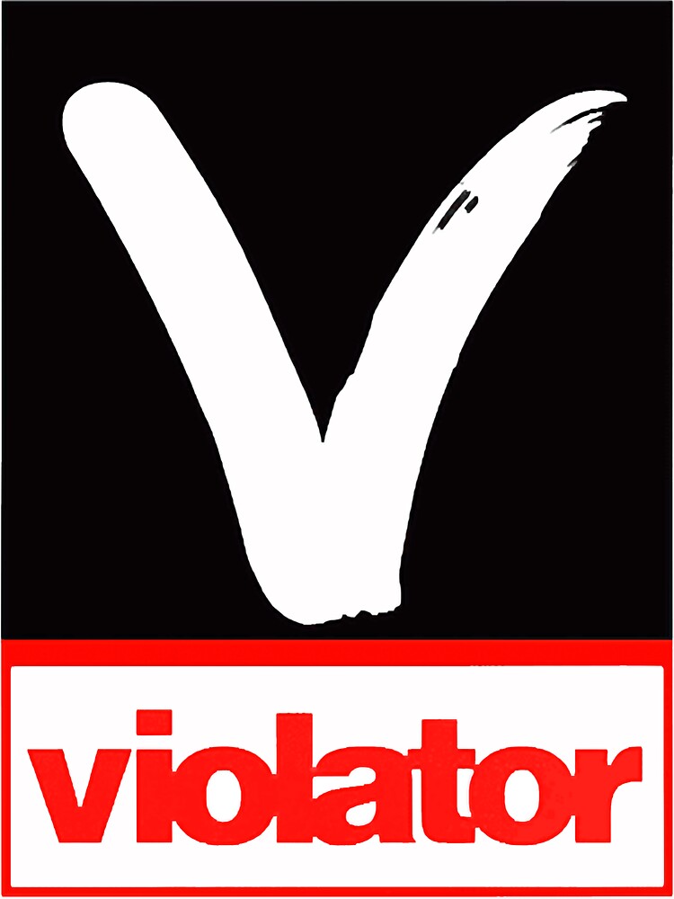 "Violator replica logo" Sticker for Sale by RafiSandlow | Redbubble