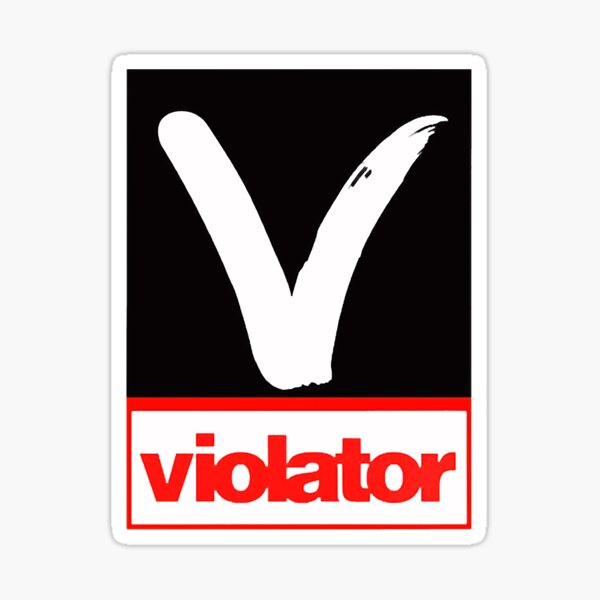 "Violator replica logo" Sticker for Sale by RafiSandlow | Redbubble