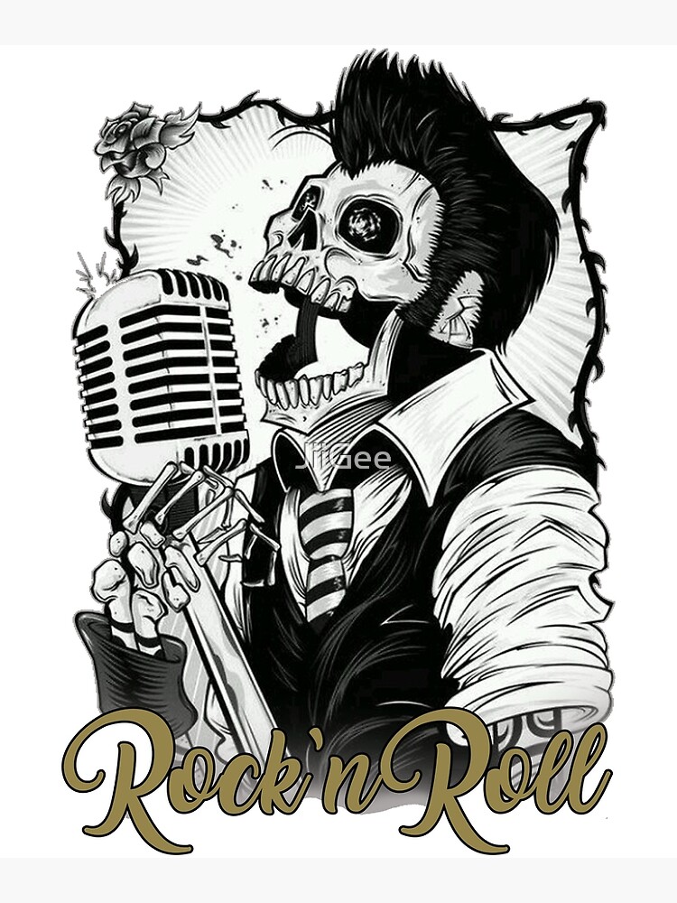 "Rock and Roll" Art Print by JiiGee | Redbubble