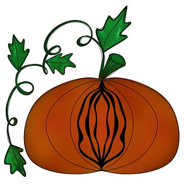 "Pumpkin Vulva " Art Print for Sale by Tammie Sharp | Redbubble