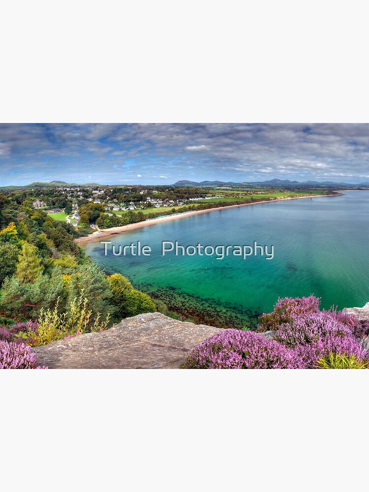 "Llanbedrog bay from the Iron Man's view. LLIMV" Art Print for Sale by ...