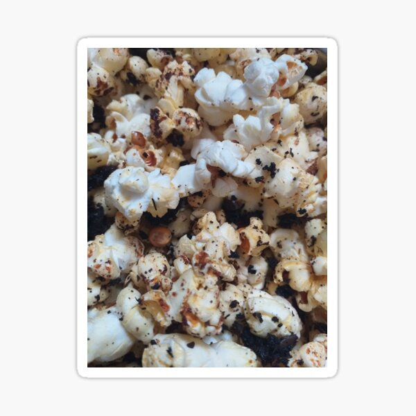 "popcorn" Sticker for Sale by Mcallister991 | Redbubble