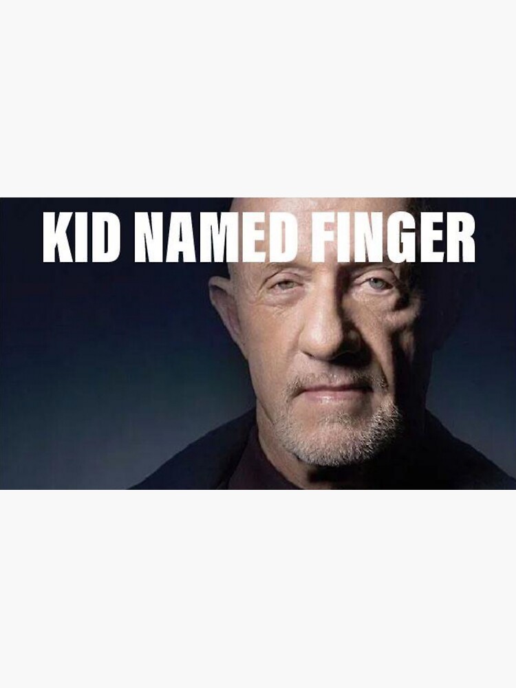 "Kid Named Finger" Sticker for Sale by elwandacunniff | Redbubble