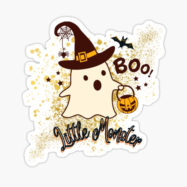 "Little Monster design for Children on Halloween" Sticker for Sale by ...