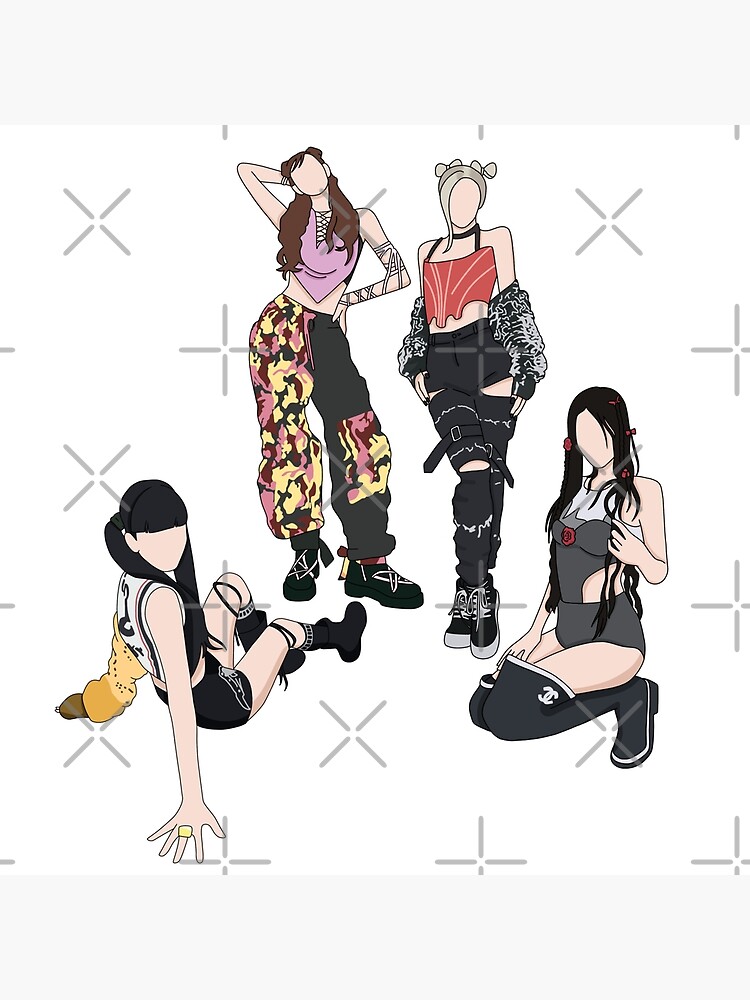 "BLACKPINK - Pink Venom - Lisa, Jennie, Jisoo, Rosé" Art Print for Sale ...