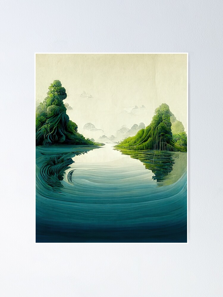 "Tao island landscape 3" Poster for Sale by CEVmemories | Redbubble