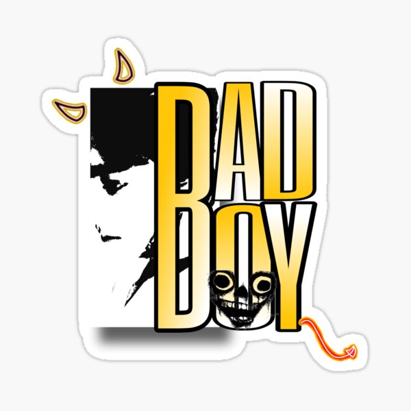 "BAD BOY ART " Sticker for Sale by ARTxON | Redbubble