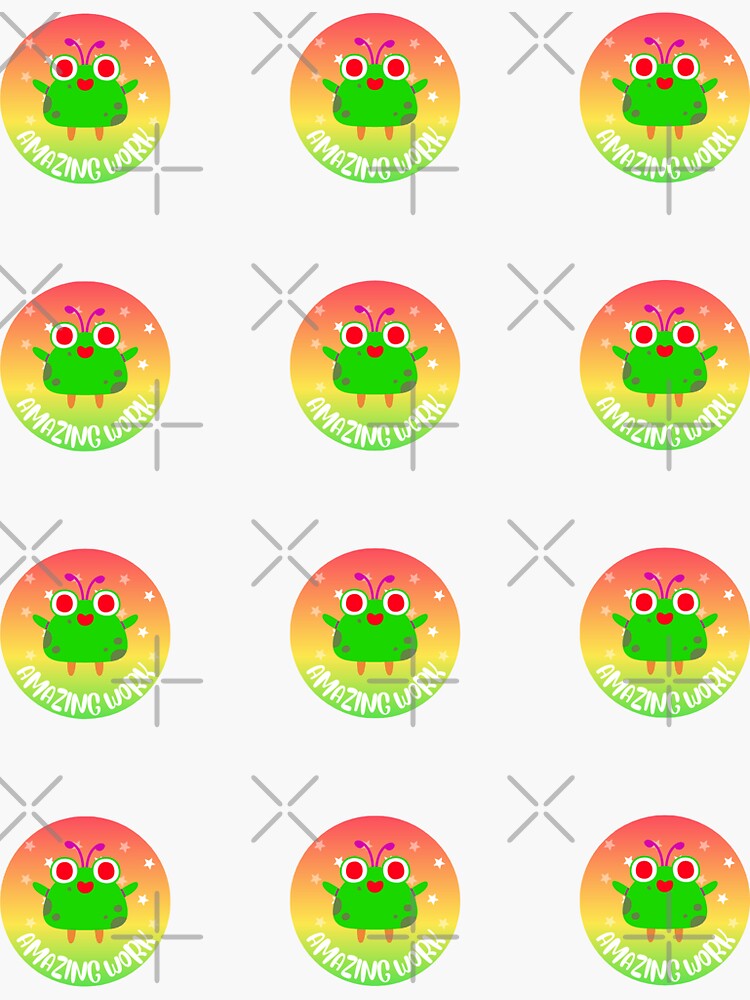 "Amazing Work Fun Cute Monster Teacher Parent Reward Motivational ...