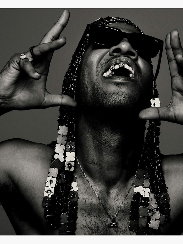 Pegatina «Álbum de portada de actor y rapero popular Estética Póster ...