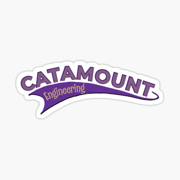 "Catamount Engineering" Sticker for Sale by Swaygo | Redbubble