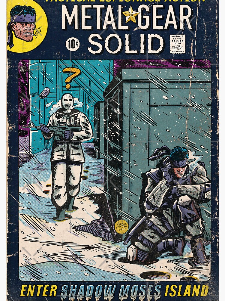 "Metal Gear Solid - 'Enter Shadow Moses' Comic Book Fan Art" Spiral ...
