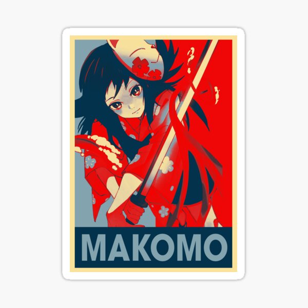 "Wonderful Memory Demon Art Slayer In Makomo Cute Gift" Sticker for ...