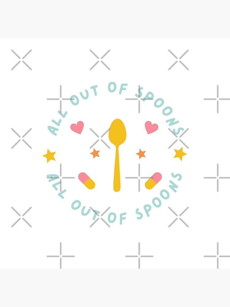 "Out of Spoons!" Poster for Sale by saritash | Redbubble