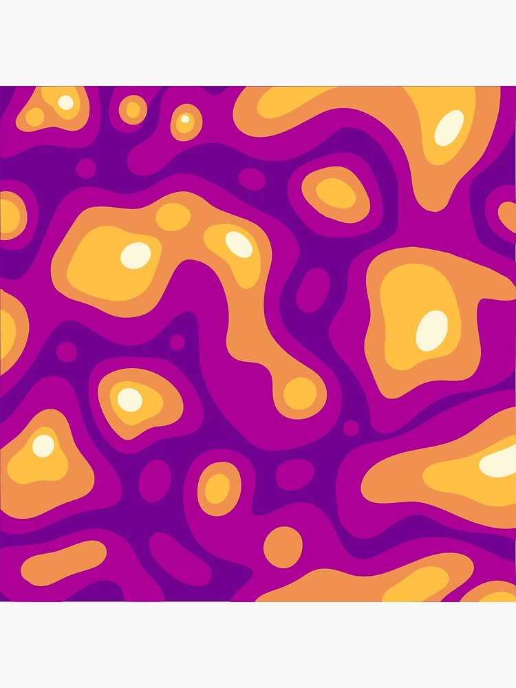 "Lava Lamp Print" Art Print for Sale by Olha Horetska | Redbubble