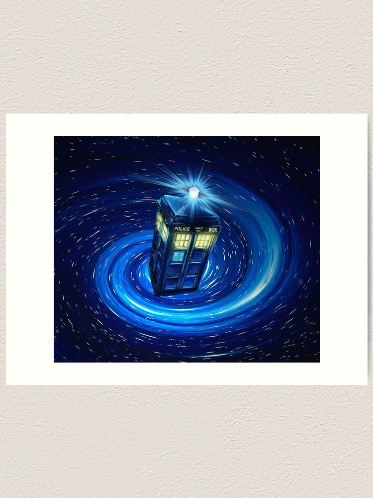"Blue Phone box Inside Vortex" Art Print for Sale by Alabasta | Redbubble