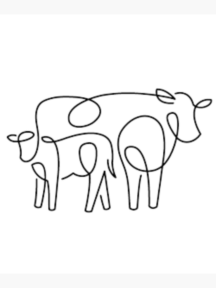 "cow stickers for vegans" Poster for Sale by softivart | Redbubble