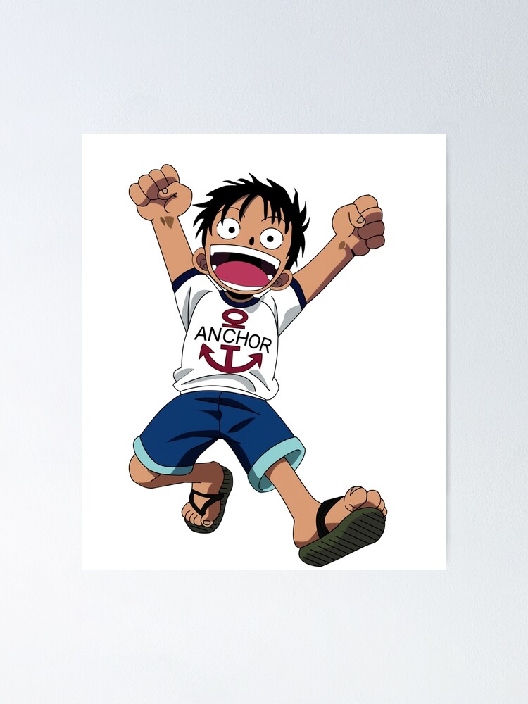 "luffy reaction - one piece " Poster for Sale by MohamedATouil | Redbubble