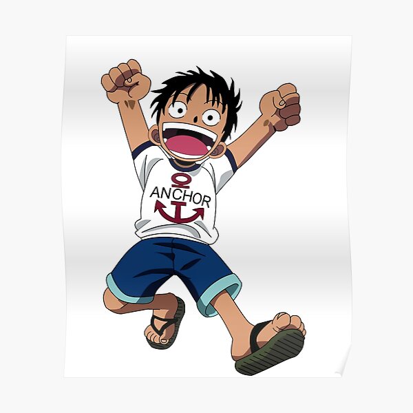 "luffy reaction - one piece " Poster for Sale by MohamedATouil | Redbubble
