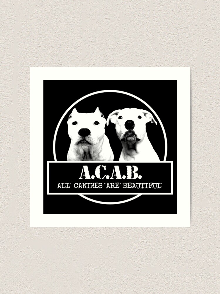 "ACAB" Art Print for Sale by Believeabull | Redbubble