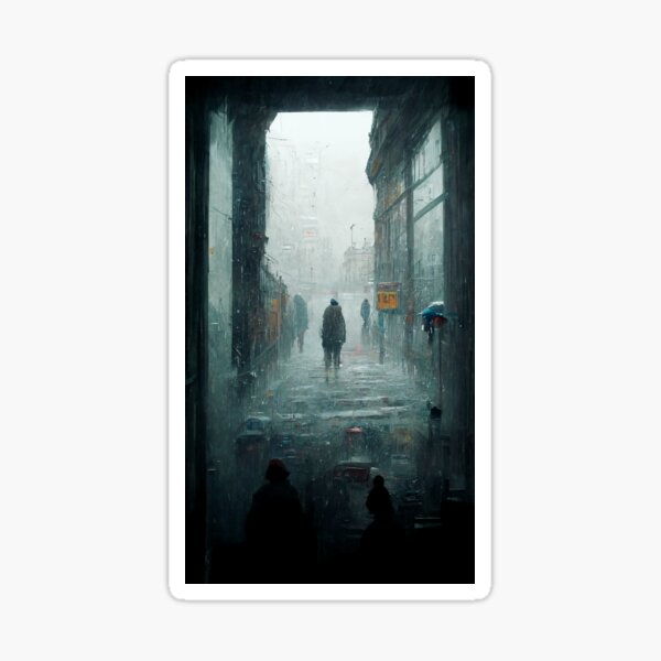 "Lonely" Sticker for Sale by AIARTWORKSs | Redbubble