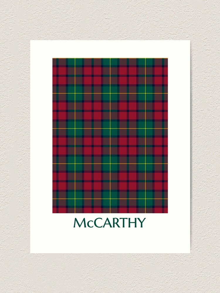 "Clan McCarthy Tartan" Art Print for Sale by plaidwerx | Redbubble