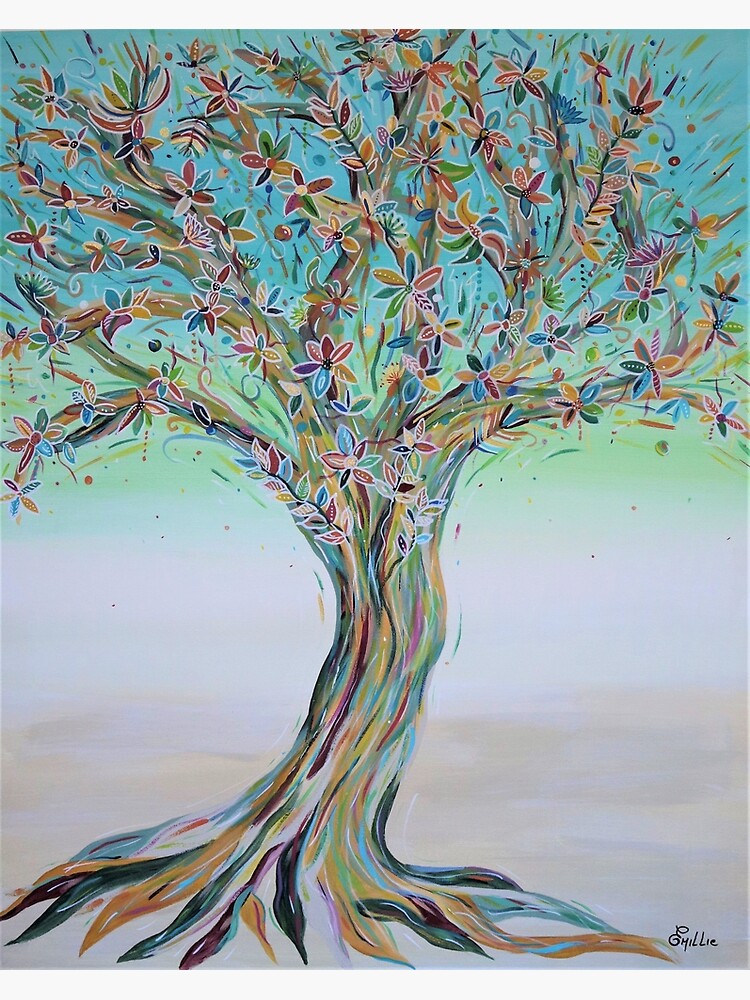 "spring tree of life" Poster for Sale by Emy-ly-art | Redbubble