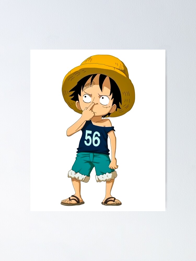 "luffy reaction - one piece " Poster for Sale by MohamedATouil | Redbubble