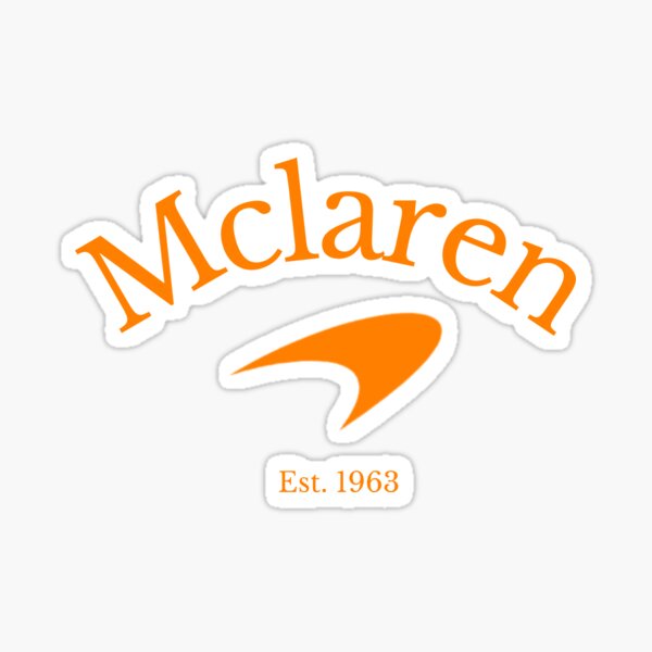 "Mclaren F1 Logo " Sticker for Sale by Lucy-Grace | Redbubble