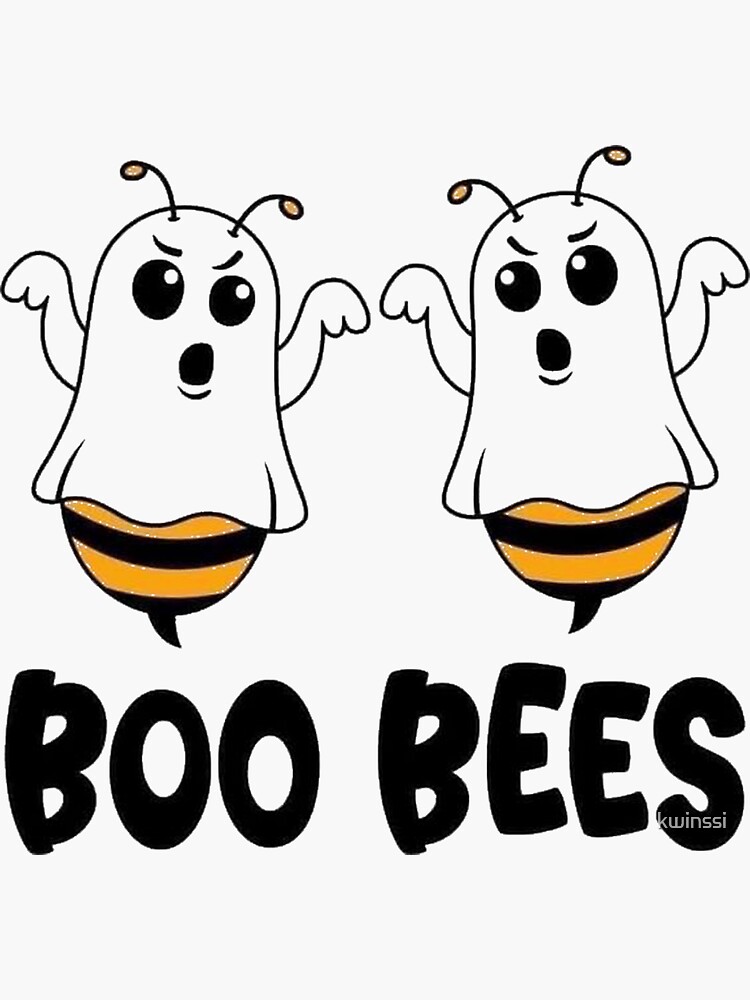 "boo bees " Sticker for Sale by kwinssi | Redbubble