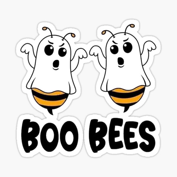 "boo bees " Sticker for Sale by kwinssi | Redbubble