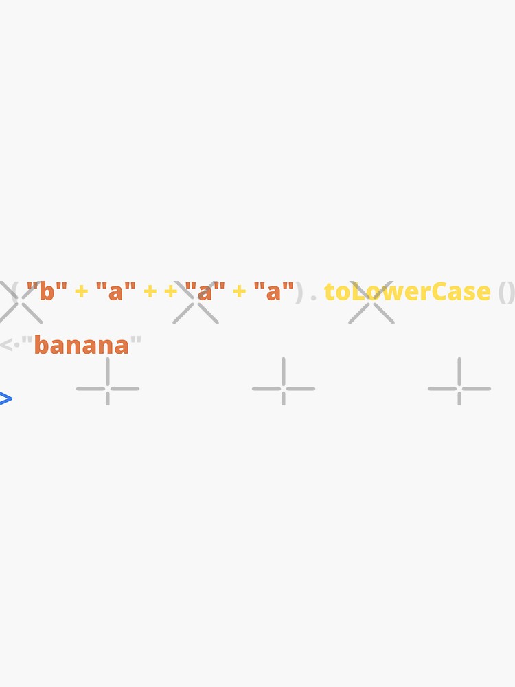 "JavaScript Banana code meme" Sticker for Sale by ArtisPrints | Redbubble