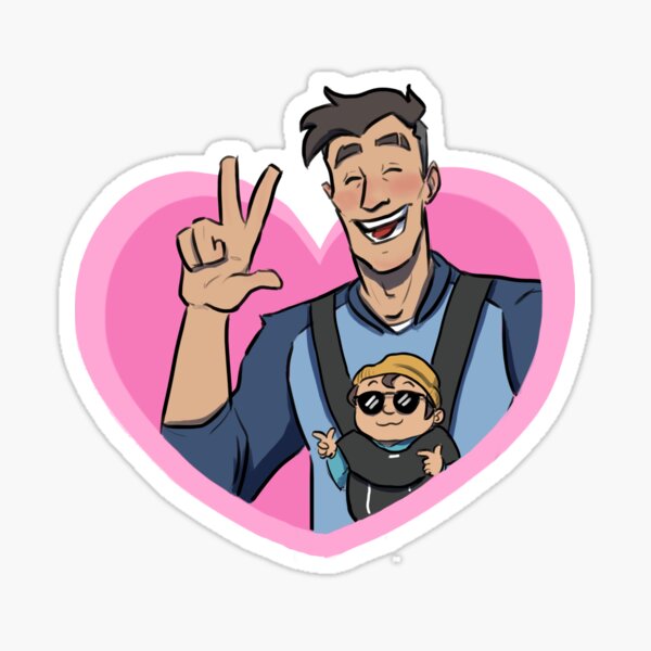 Dream Daddy Craig Stickers | Redbubble