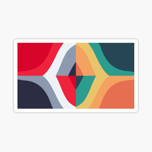 Pegatina «Patrón de ojos locos abstractos v2» de ShamanaStudio | Redbubble