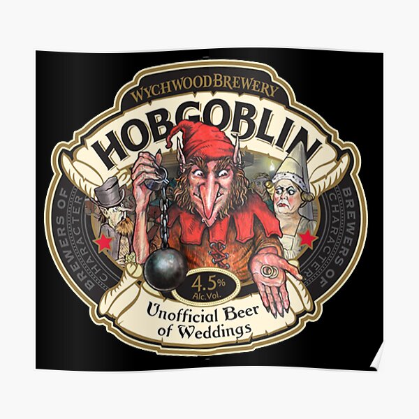 "Hobgoblin and kerrang" Poster for Sale by Palmanglesse | Redbubble