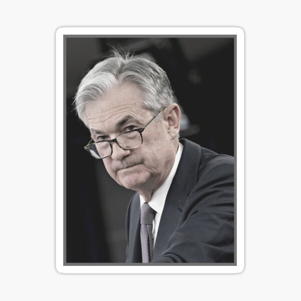 "Federal Reserve System Jerome Powell " Sticker for Sale by ...