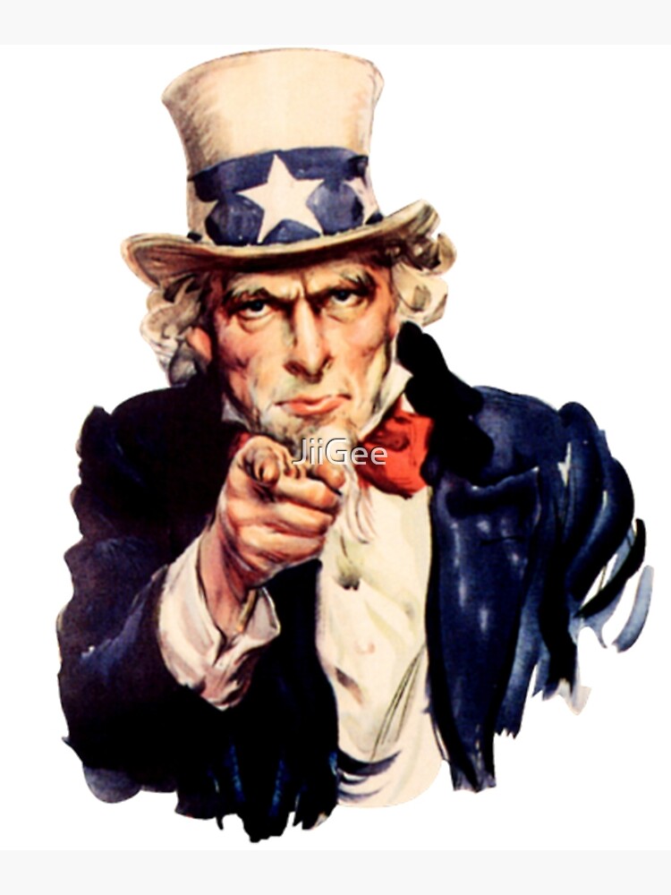  I Want You Uncle Sam Poster For Sale By JiiGee Redbubble