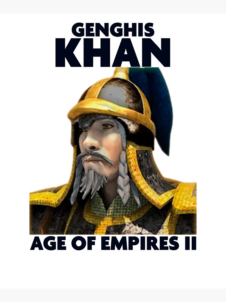 "Genghis Khan" Sticker for Sale by AldoOrtRod | Redbubble