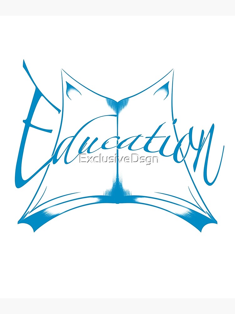 "Educational Blue Book" Poster for Sale by ExclusiveDsgn | Redbubble