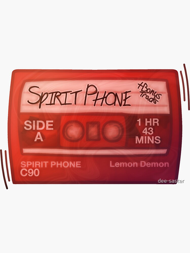 "Spirit Phone Cassette Tape" Sticker for Sale by dee-saster | Redbubble
