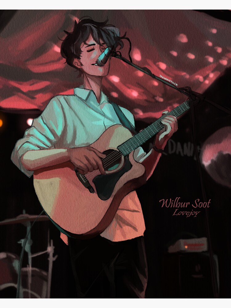 "Lovejoy First Gig! Wilbur Soot Poster" Sticker for Sale by Taku-has ...