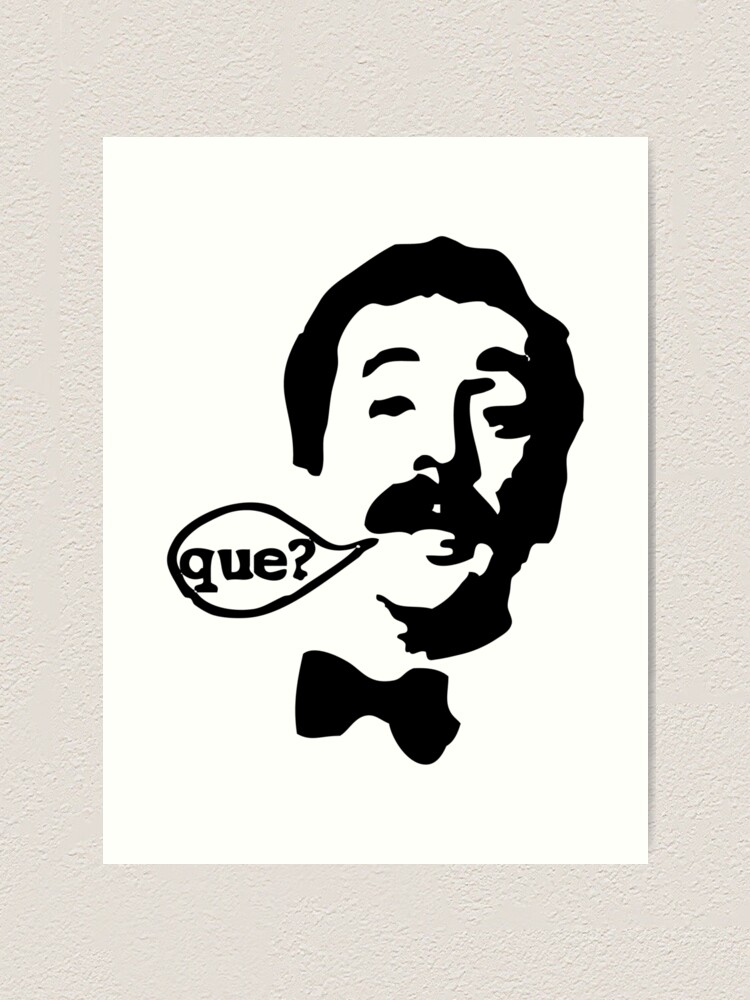 "Fawlty Towers Manuel Que T-Shirt" Art Print for Sale by Cinemadelic ...