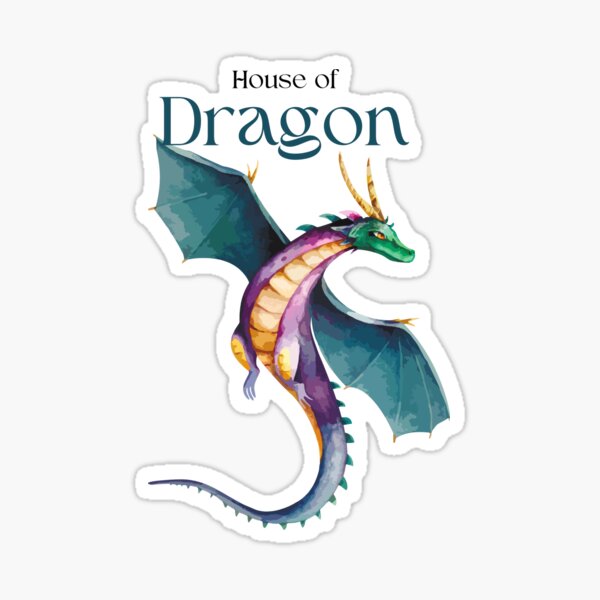 "House of Dragon" Sticker for Sale by kolcu | Redbubble