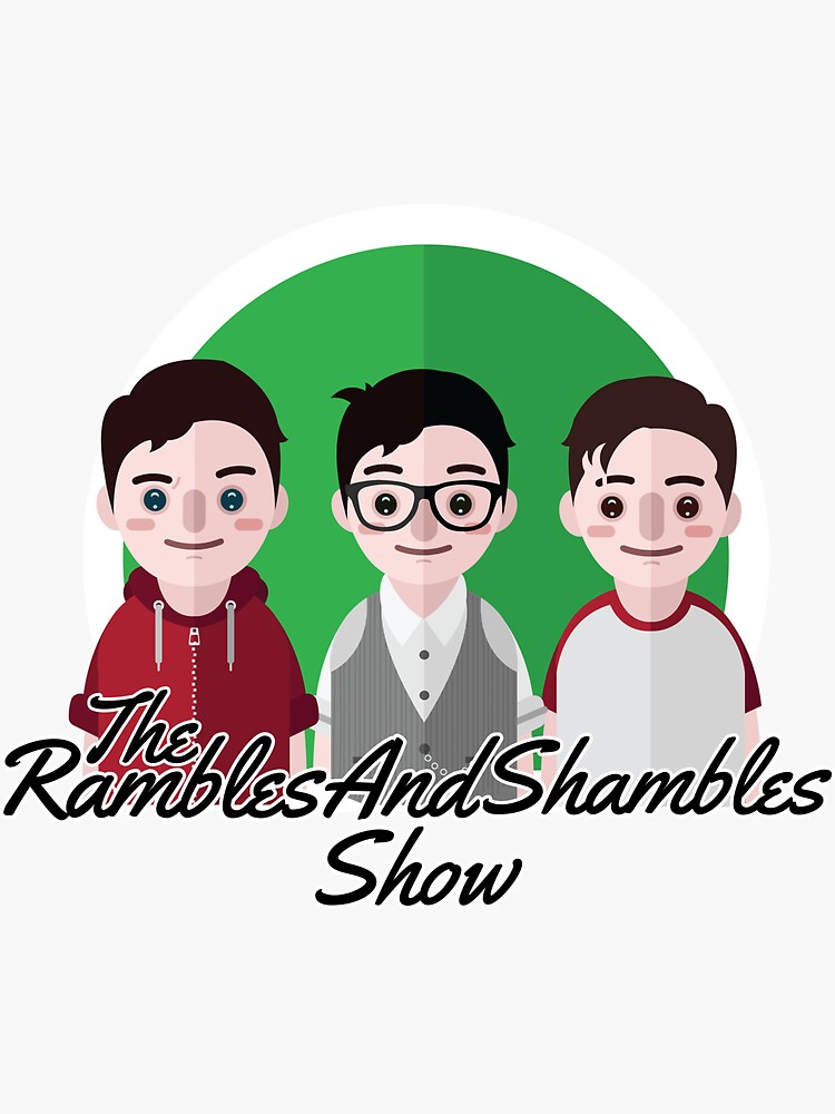 "The Rambles and Shambles Show Logo" Sticker for Sale by Sketchadoodel ...