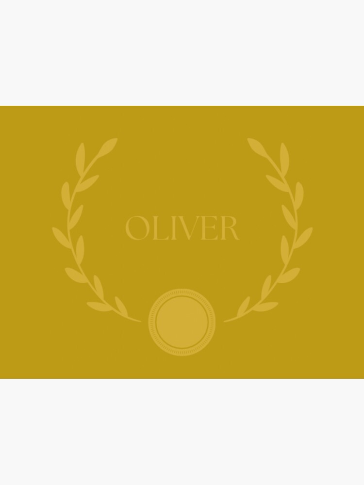 "Oliver Gold Laurel Wreath with Sun Plate on Gold Foil Background ...