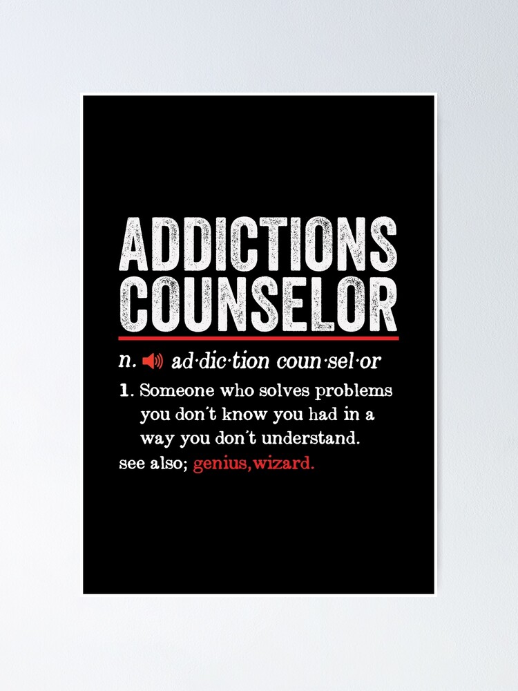 "Addictions Counselor Funny Definition: Substance Abuse Funny Addiction ...