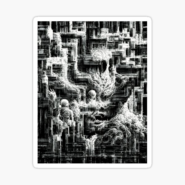 "Abstract Neural network 5" Sticker for Sale by CEVmemories | Redbubble