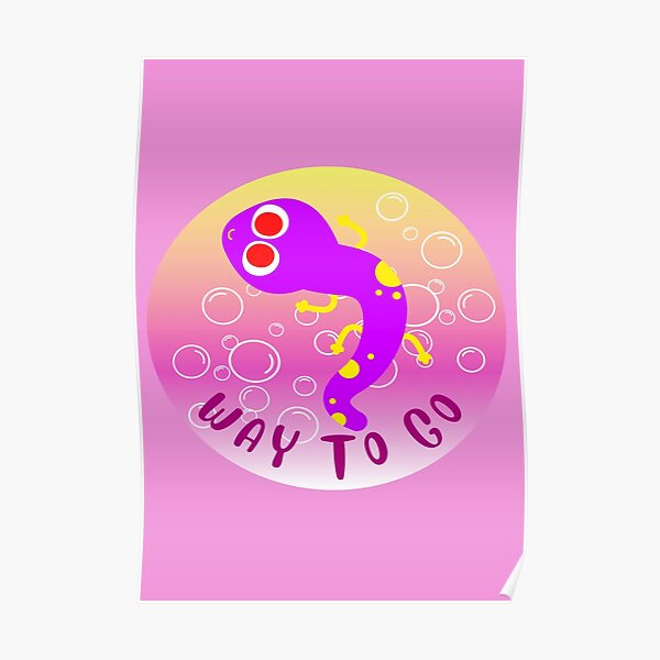 "Way to Go Fun Cute Monster Teacher Parent Reward Motivational" Poster ...