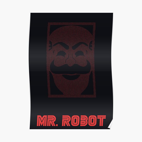"MR ROBOT - fsociety Mask" Poster by gbdesign | Redbubble