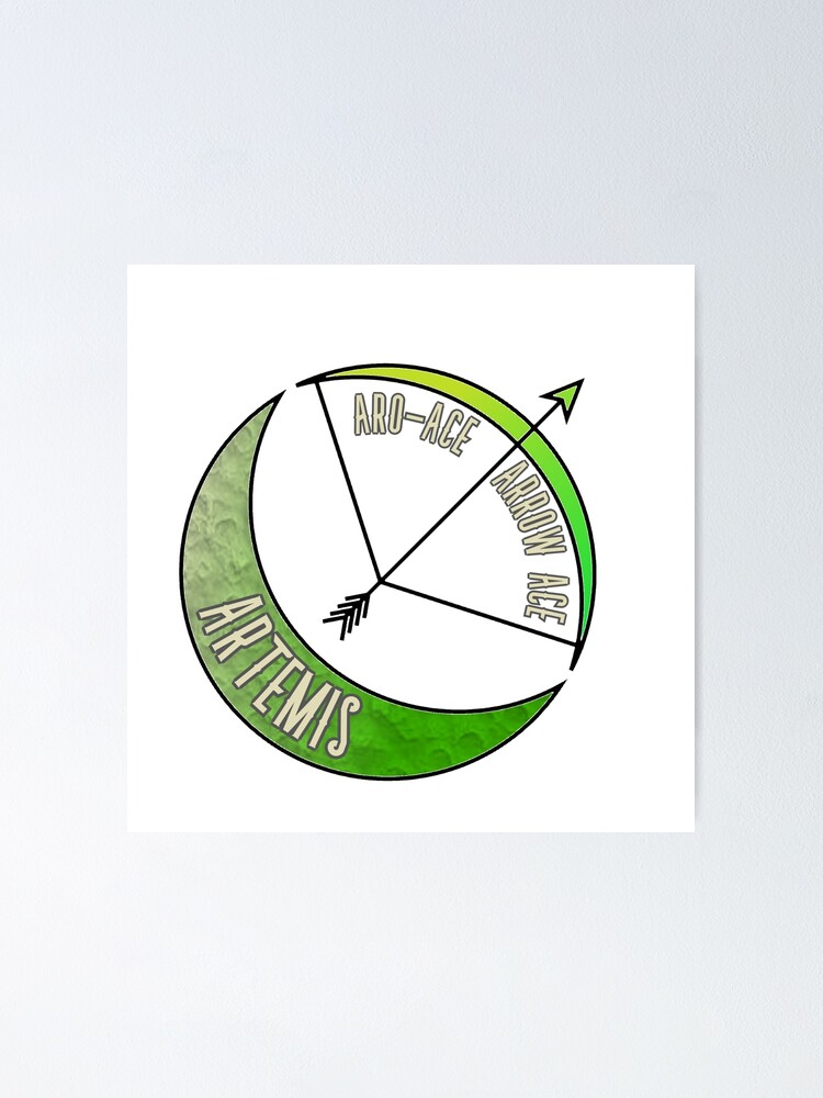 "Artemis: Aro-Ace Arrow Ace" Poster for Sale by superstar77 | Redbubble